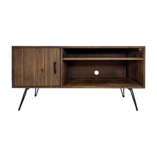 48 Inch Reclaim Wood TV Stand, Vintage Media Console Center ...