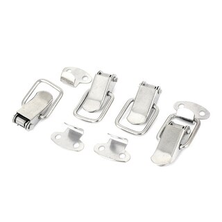 4pcs Drawer Cabinet Spring Loaded Straight Loop Toggle Draw Latch 1.8 ...
