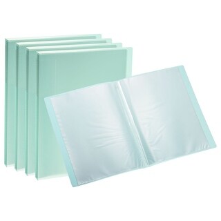 9x12" Binders with Plastic Sleeve, 5Pcs 30 Pocket File Protector - 12 ...