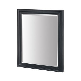 Elk Home Colorado Black Finish Glass 22 Inch Wide Mirror - Bed Bath ...