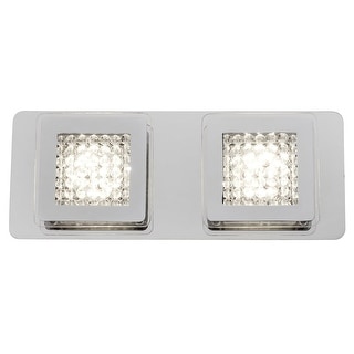 Rogue Decor 610600 Quad Goals 2 Light 12" Wide Integrated LED Vanity ...