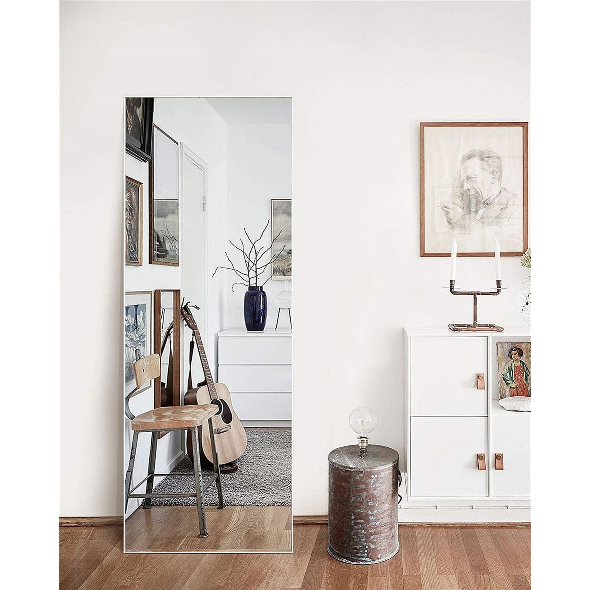 65''x22'' Full Length Mirror Floor Mirror - N/A - Bed Bath & Beyond ...