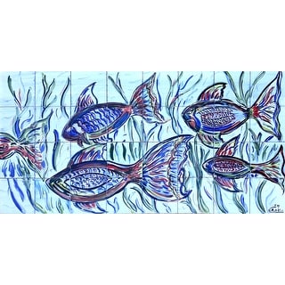 ceramic tile fish