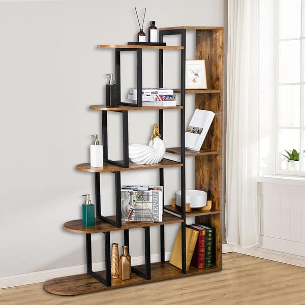 geometric corner shelf
