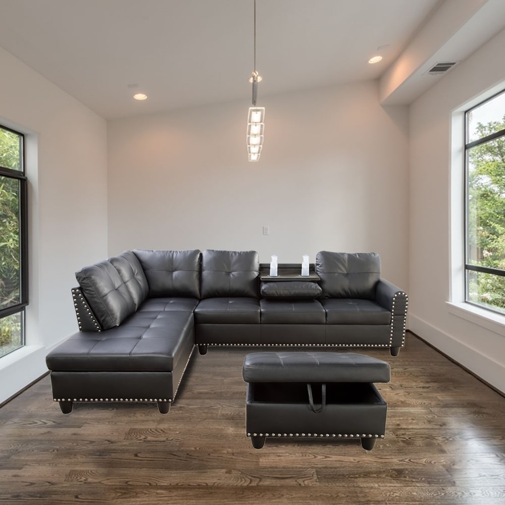 Black Sectional Sofas - Bed Bath & Beyond