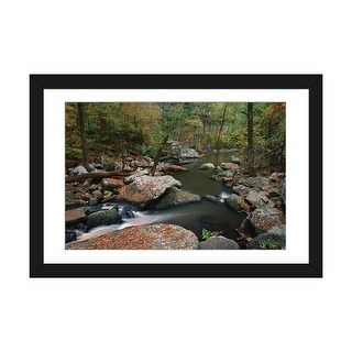 iCanvas "Cedar Creek Flowing Through Deciduous Forest, Petit Jean State ...