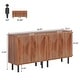 58 Inches Sideboard Buffet Cabinet with Doors Freestanding Storage ...