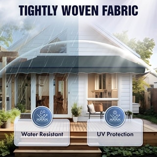 ALEKO Replacement Fabric for 16x10 ft Retractable Awning - Bed Bath ...