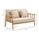 48" Loveseat Sofa for Bedroom, Modern Love Seats Furniture, Upholstered ...