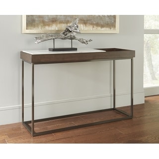Ennis Jazz Marble Console Table - Bed Bath & Beyond - 31276194