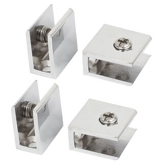 4Pcs Adjustable Screw Rectangle Clip Clamp Holder for 10mm Thickness ...
