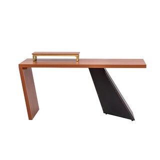 Executive Desk, Study Desk with Monitor Stand and Rectangular Computer ...