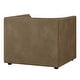 Hilda Curved Back Vegan Leather Armchair - Bed Bath & Beyond - 44013080