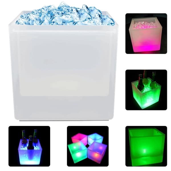 LED Light Ice Bucket - 3.5L Bar Party Cooler - Bed Bath & Beyond - 40165164