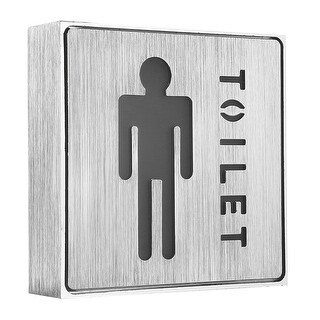 Male Toilet LED Neon Light Sign, Blue Washroom Restroom Indication ...