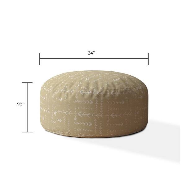 Stuffed Cotton Pouf Foot Stools Comfortable Round Ottoman Floor Seat ...