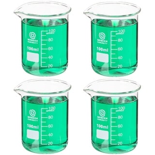 4-pack Glass Beakers - Clear - Bed Bath & Beyond - 35476805