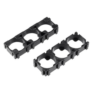 20 Pcs 18650 Lithium Ion Cell Triple Battery Holder Bracket - Black ...