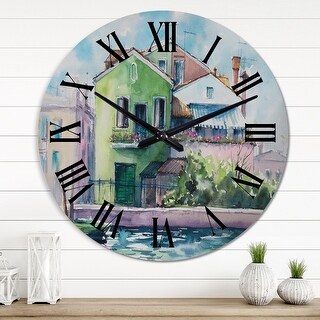 Designart 'Sunny Day On The Waterfront On The Island' French Country ...