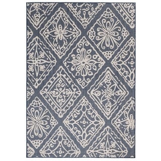 GAD Jule Premium Geometric Indoor Outdoor Area Rug - Bed Bath & Beyond ...