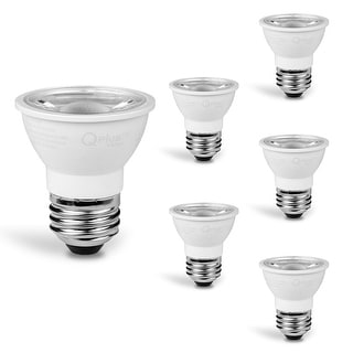 QPLUS PAR16 LED Bulb, 50W Equivalent, 500 Lumens, Dimmable, Enclosed ...
