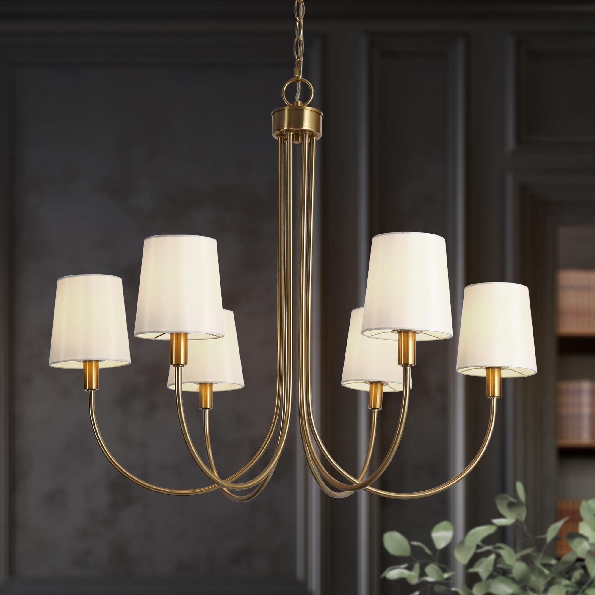 Presley 6-light Hanging Chandelier - Bed Bath & Beyond - 37290774