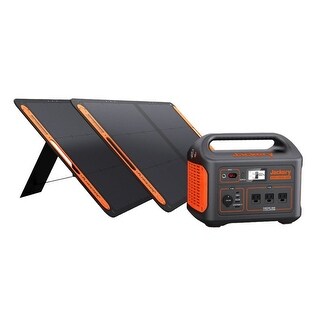 Jackery - Explorer 1000 Portable Power Station with 2x SolarSaga 100 ...