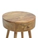 Artisan Furniture Solid Wood Nordic Circular Shaped Nightstand - Bed ...