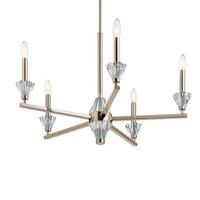 Kichler Calyssa 5 Light 28" Wide Crystal Taper Candle Style Chandelier ...