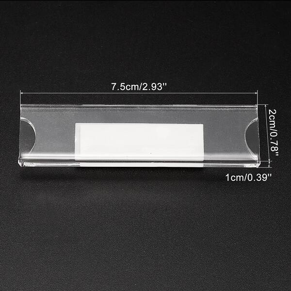 acrylic label holders