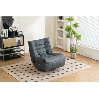 Leisure Rocking Chair Swivel Glider Recliner Chair Lying Function Sleep ...