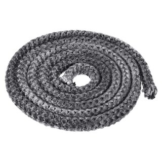 6.57ftx0.59inch Fiberglass Fiber Rope Round Braided Rope Gasket Seal ...