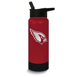 NFL Arizona Cardinals Stainless Steel Silicone Grip 24 Oz. Water Bottle ...