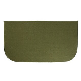 Solid Green Accent Rug 20 in. x 36 in. - Bed Bath & Beyond - 35693774