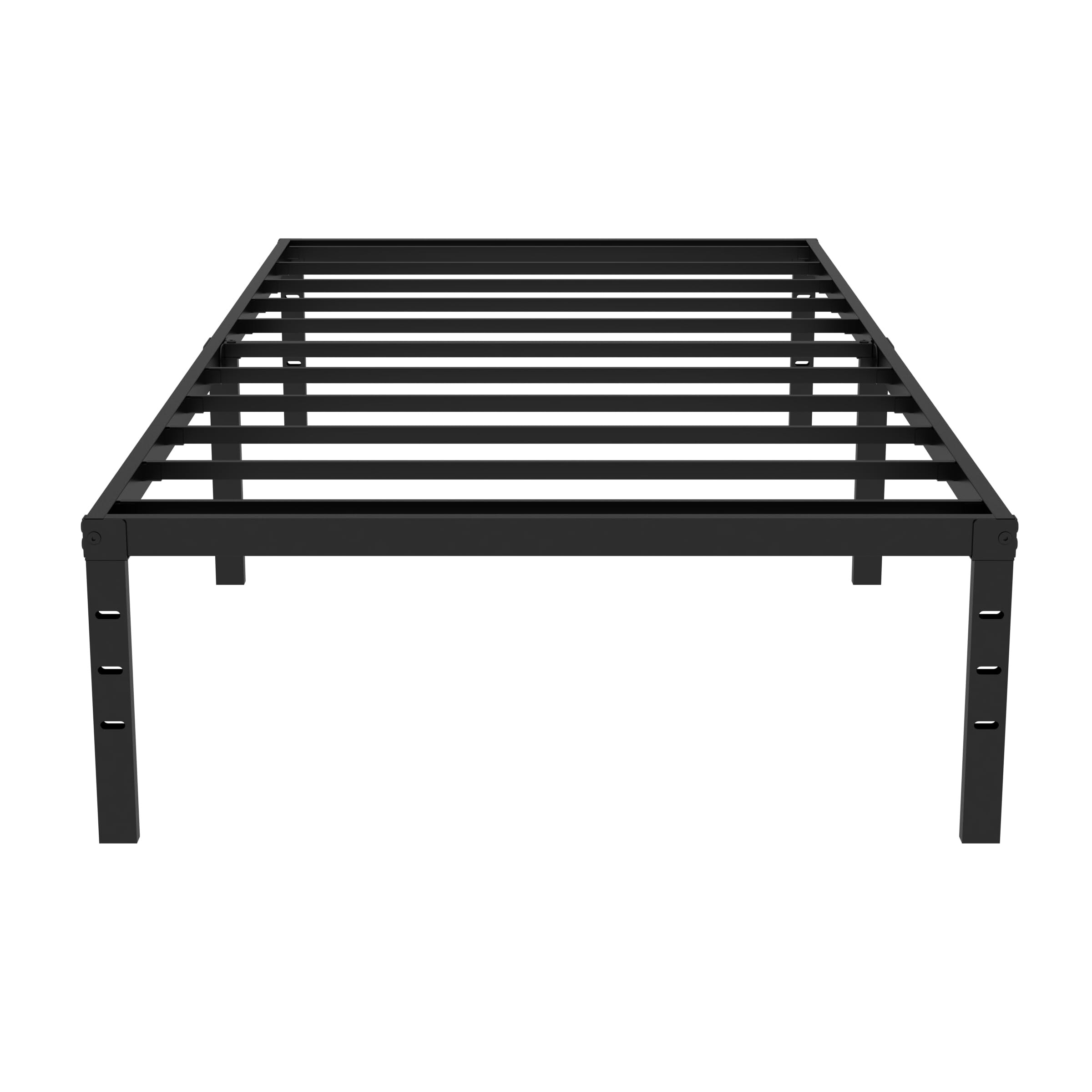 Twin XL Bed Frame Max 2000lbs 18 Inch High Metal Platform Heavy Duty Metal Slat Support Twin Bed Frames Underbed Storage On Sale Bed Bath Beyond 40200044