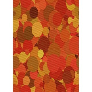 Ahgly Company Machine Washable Transitional Orange Red Orange Area Rugs ...