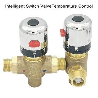 1/2Inch Brass Unidirectional Water Temperature Control Thermostatic ...