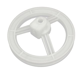 130mm Outer Dia 53mm Height Washing Machine Belt Drive Pulley - White ...