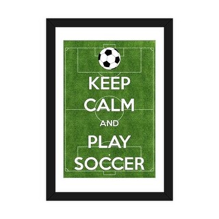 iCanvas "Keep Calm & Play Soccer" by Unknown Artist - Bed Bath & Beyond ...