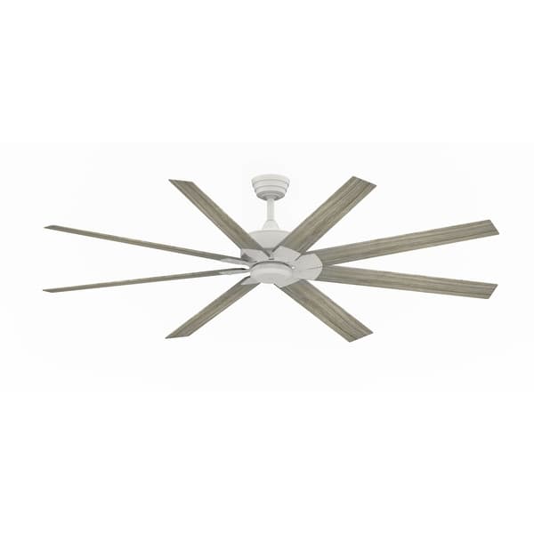 Fanimation Levon Custom 72" 8 Blade Ceiling Fan with Remote Control ...
