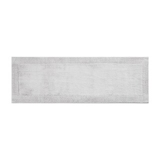 100% Cotton Tufted 3000GSM Reversible Bath Rug Grey 24x72 - 22' Runner ...