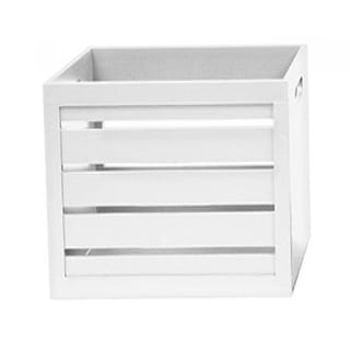 White Wooden Crate - Bed Bath & Beyond - 41934732