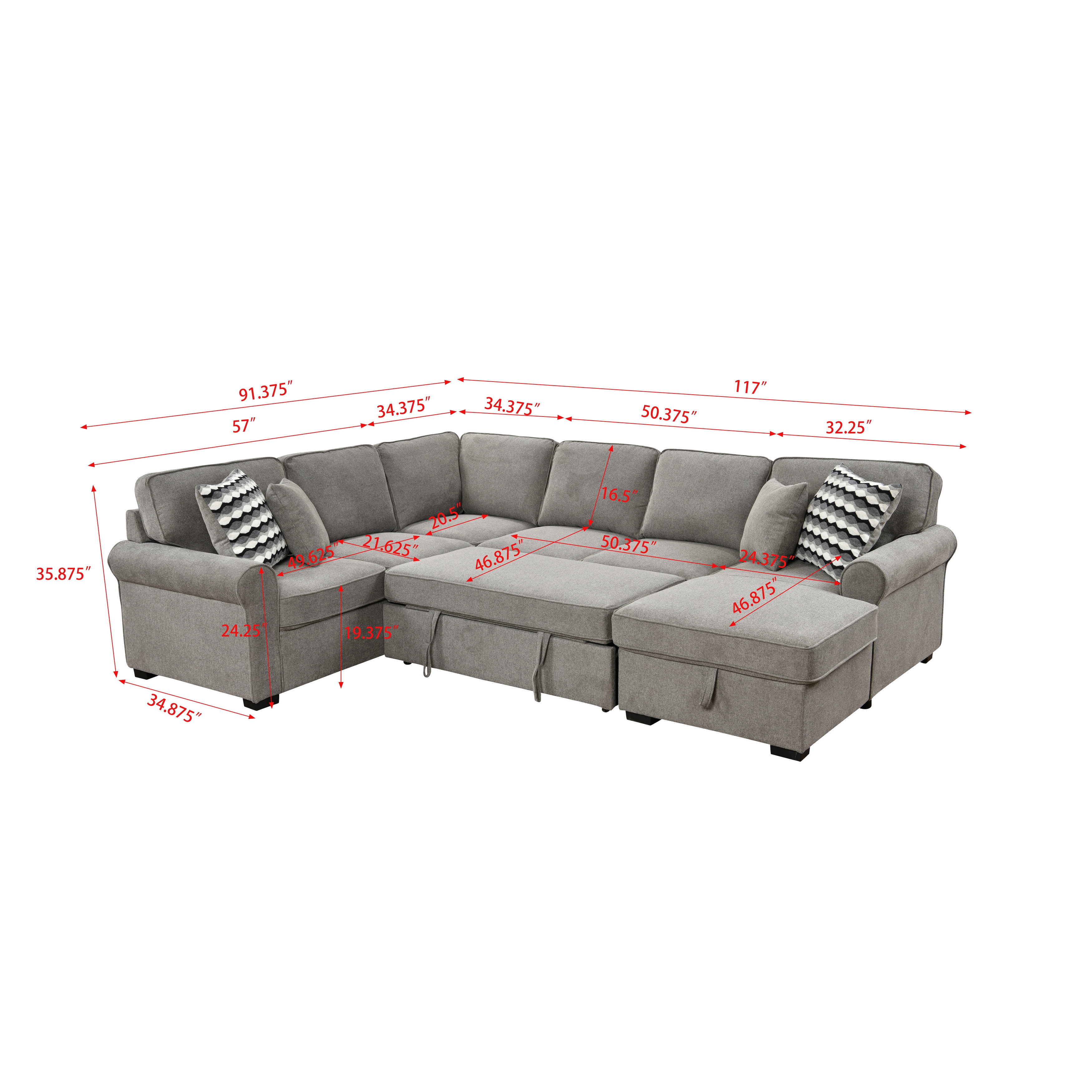 Randal sleeper sectional store