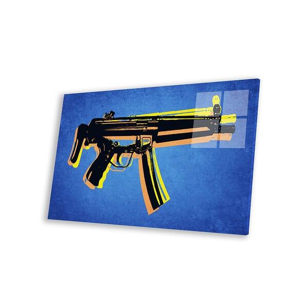 MP5 Sub Machine Gun Print On Acrylic Glass by Michael Tompsett - Bed ...