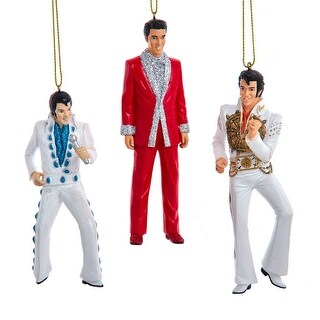 Set of 3 Elvis Presley Christmas Ornaments 5" - Bed Bath & Beyond ...