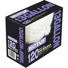 Bilt-TUF 120Ct 13Gal Kitchen Bag - Bed Bath & Beyond - 12476097