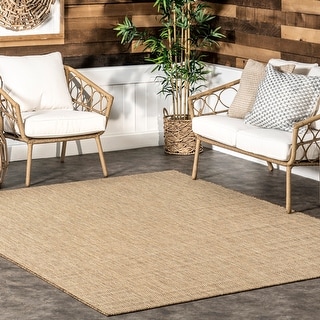Brooklyn Rug Co Charlotte Contemporary Indoor/Outdoor Area Rug - Bed ...