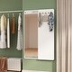 Versatile Wall-Mounted Mirror and Coat Rack Combo Space-Saving Design ...