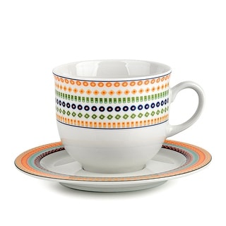 Opal Porcelain Tea Coffee Cup and Saucer Set - Bed Bath & Beyond - 37003607
