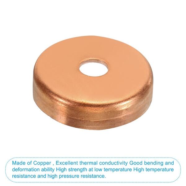 25mm Copper End Cap, 5 Pcs Pipe Fitting Sweat Plug Connection - Bed ...